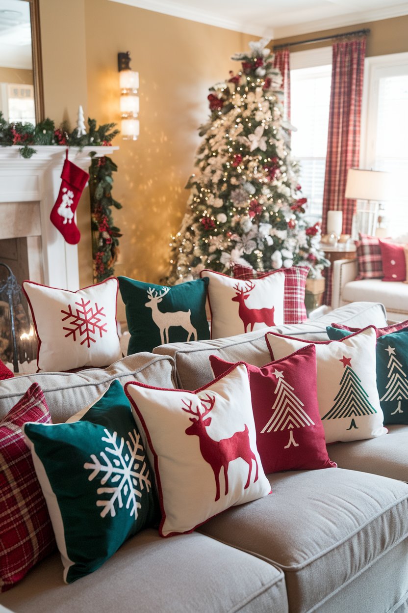 25 Festive Christmas Decor Ideas to Transform Your Living Room