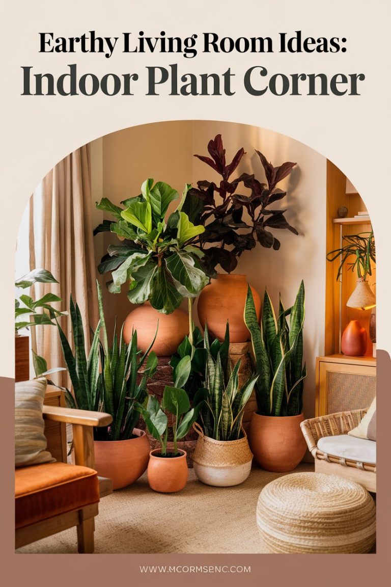 25 Earthy Living Room Ideas - Lil Dutch Uncle