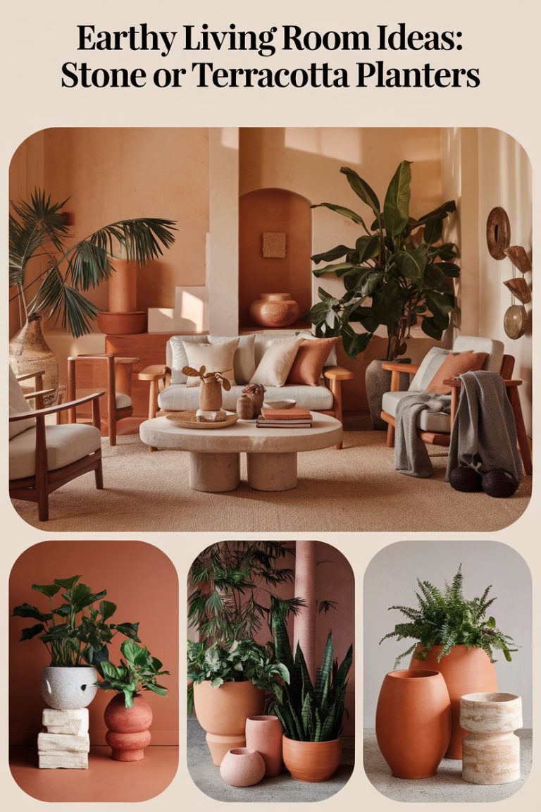 25 Earthy Living Room Ideas - Lil Dutch Uncle