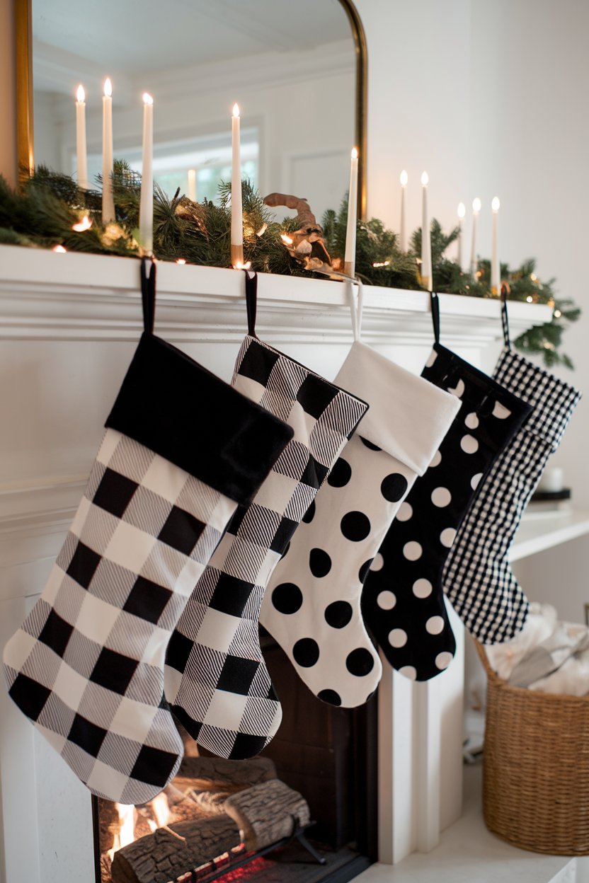 15 Black and White Christmas Decor Ideas for a Chic, Festive Look