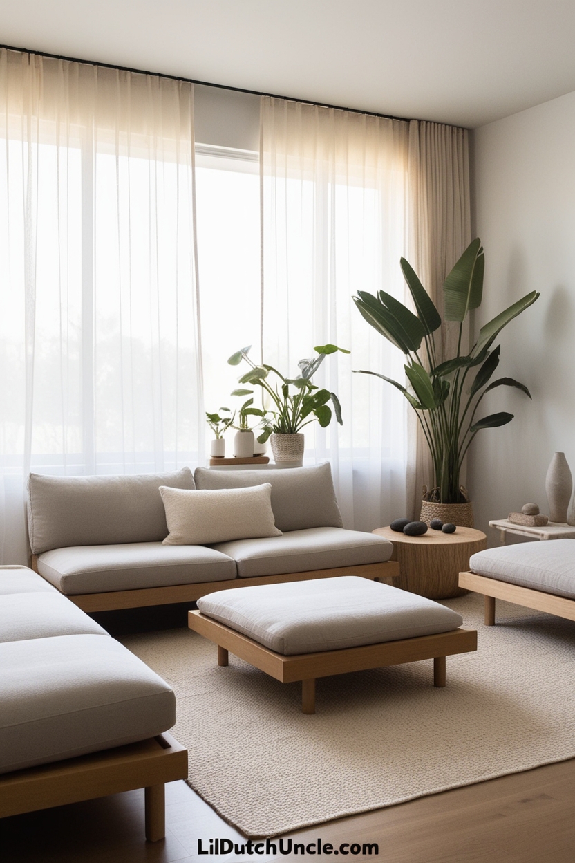 15 Zen-Inspired Living Room Ideas For A Calm Space