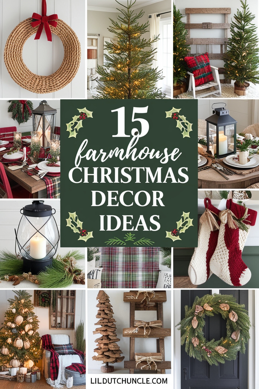 15 Farmhouse Christmas Decor Ideas to Transform Your Home