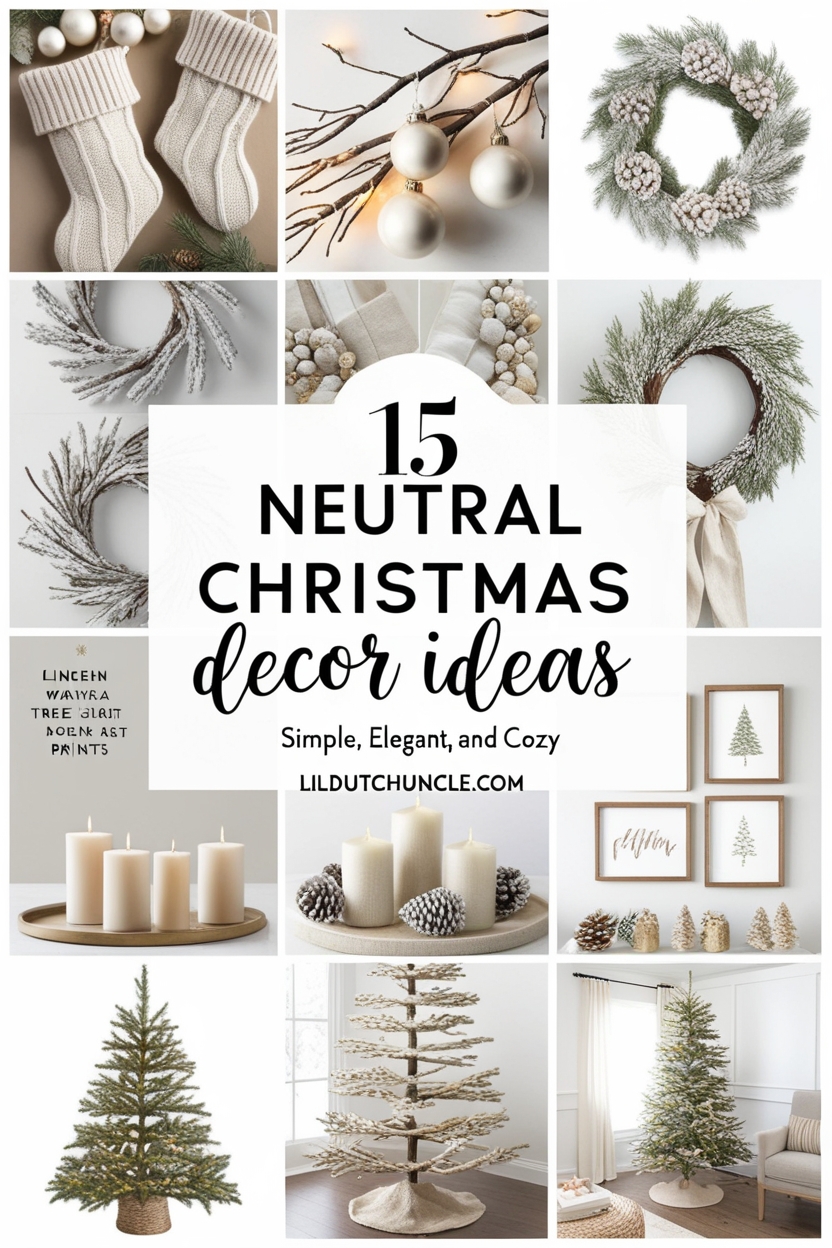 15 Neutral Christmas Décor Ideas for a Cozy, Stylish Holiday