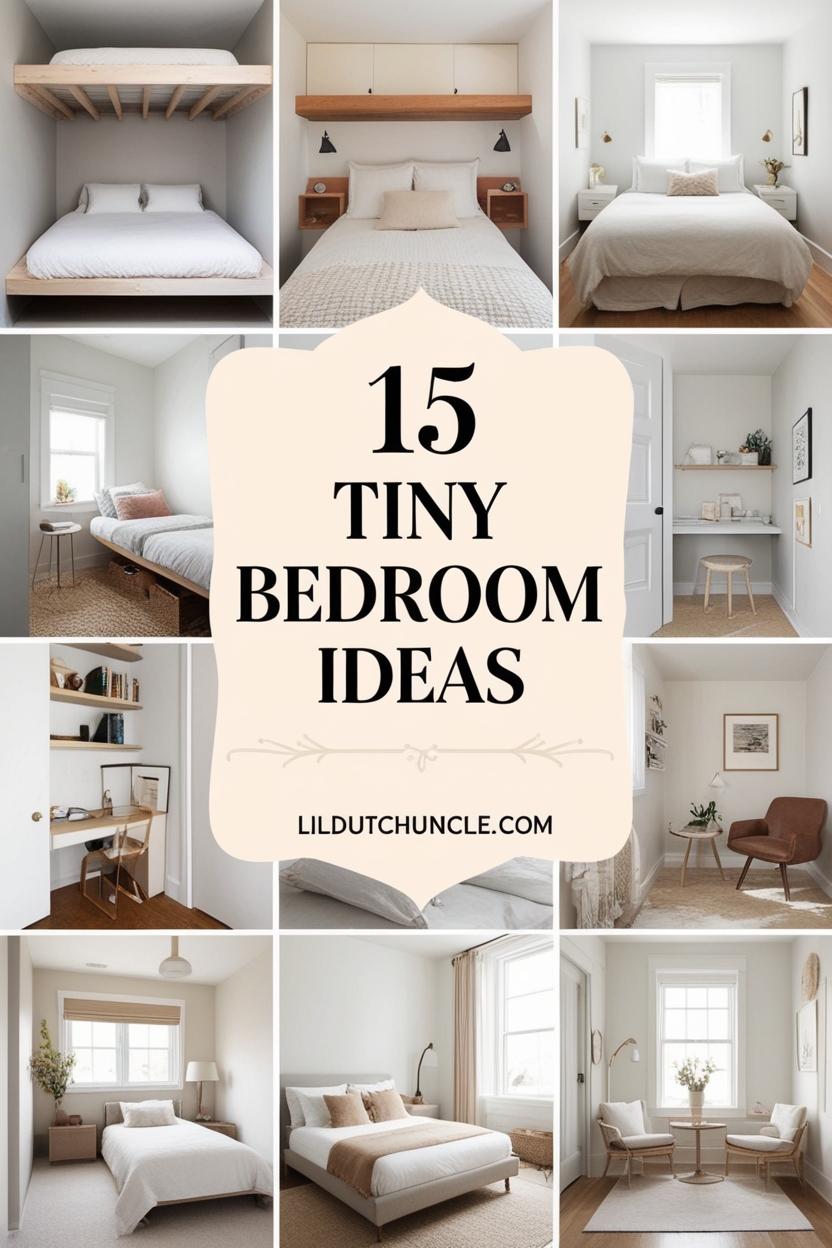 15 Tiny Bedroom Ideas To Let You Use Your Space Smartly