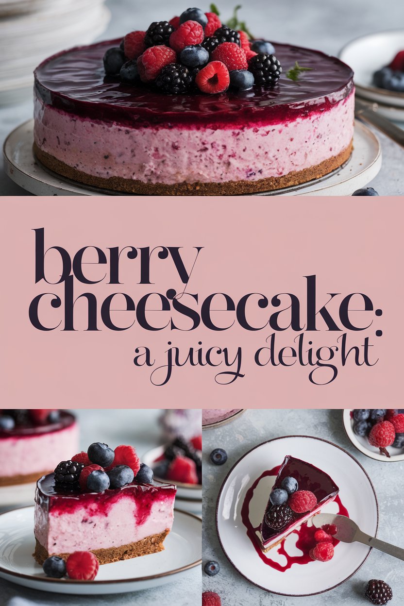 Irresistible Berry Cheesecake Recipe – Creamy & Fruity Delight