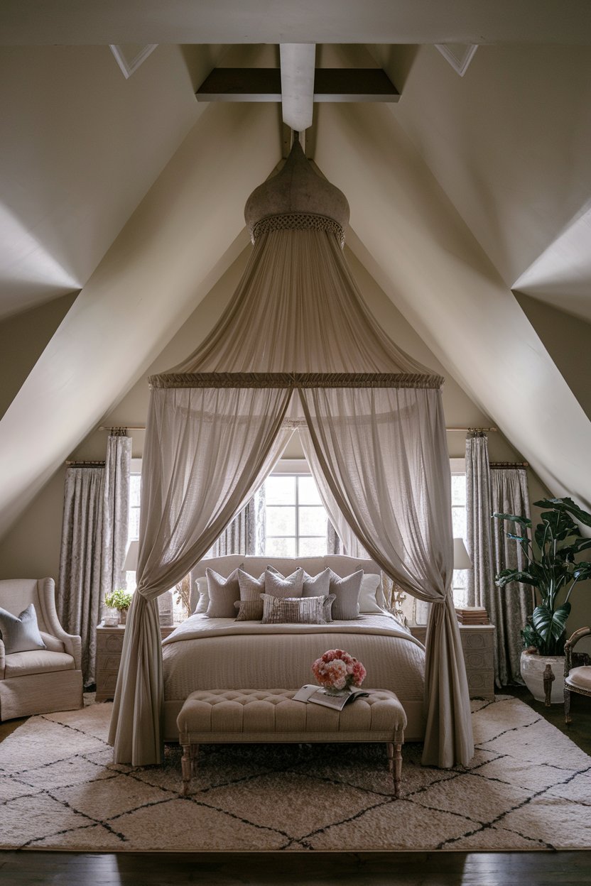 15 Creative Sloped Ceiling Bedroom Ideas For Stylish Space