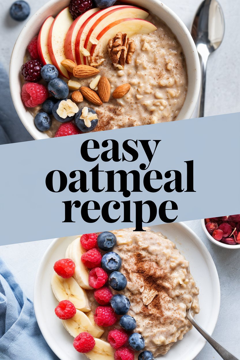 Easy Oatmeal Recipe - Healthy, Delicious, and Quick Breakfast