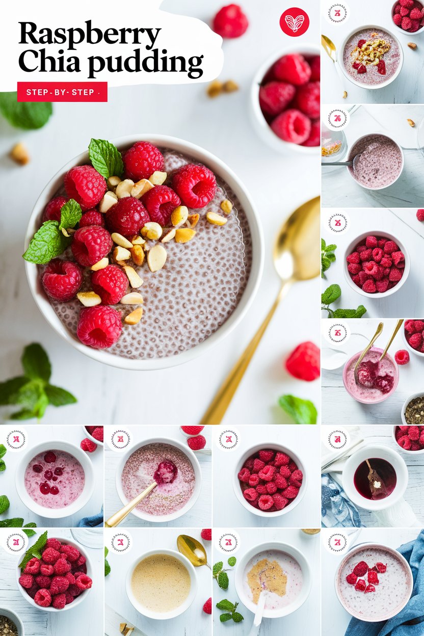 Raspberry Chia Pudding | Healthy & Delicious Breakfast or Snack