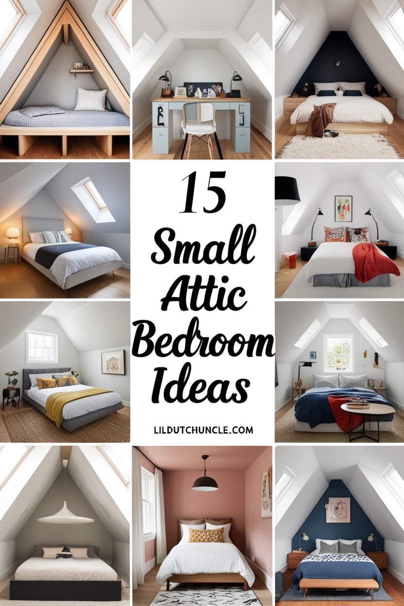 15 Small Attic Bedroom Ideas for Cozy & Creative Spaces