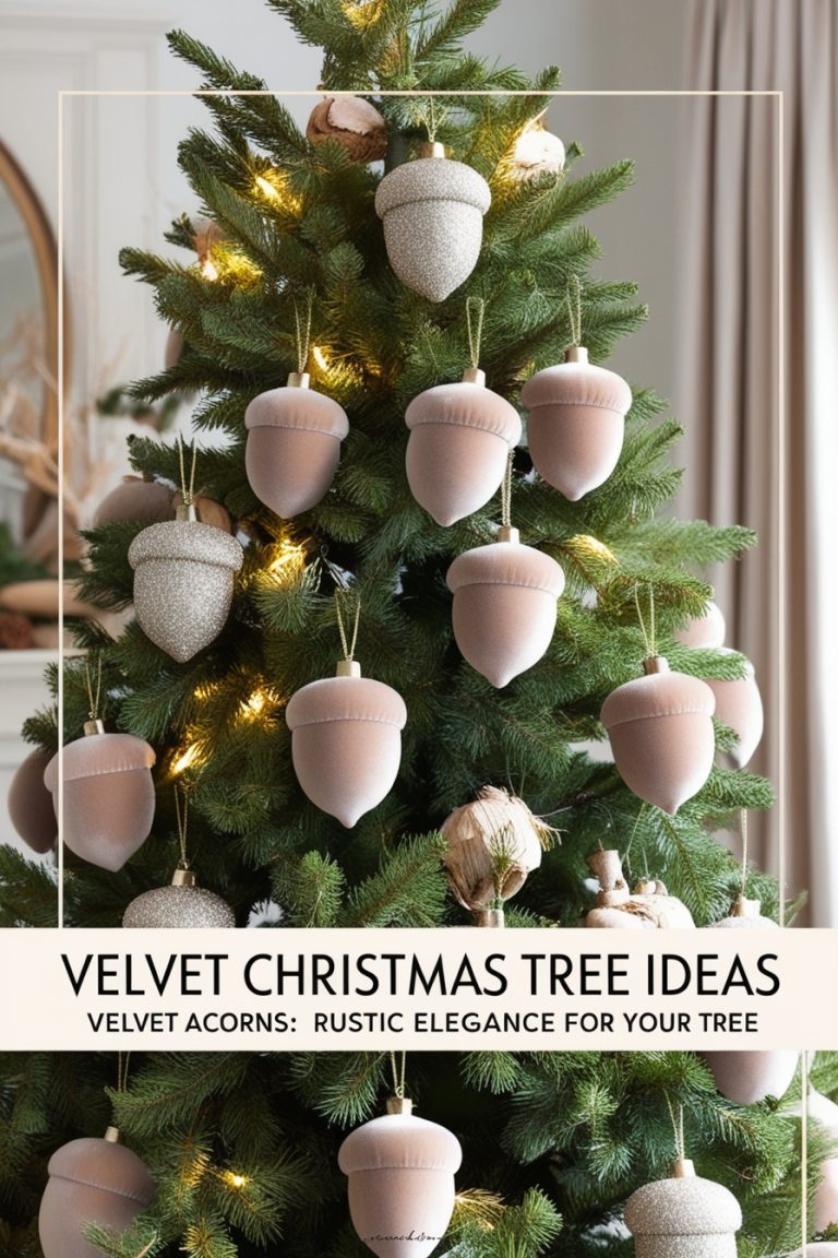 15 Velvet Christmas Tree Ideas for a Luxurious Holiday Look