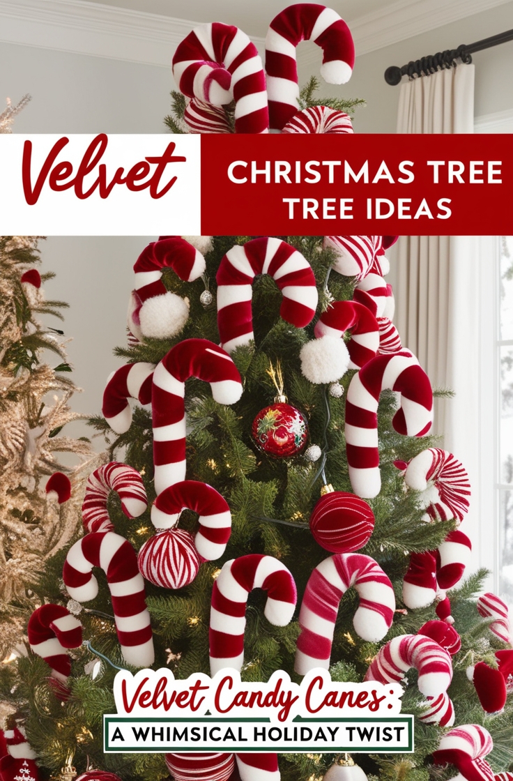 15 Velvet Christmas Tree Ideas for a Luxurious Holiday Look