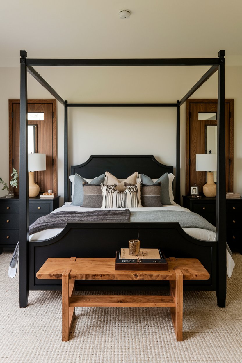 15 Stylish Bedroom Ideas with Dark Furniture - Lil Dutch Uncle