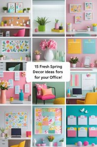 15 Fresh Spring Decor Ideas to Brighten Your Office Space