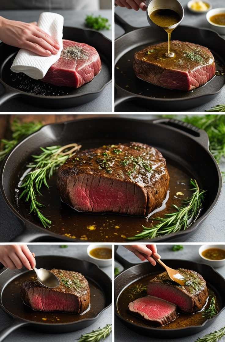 Mouthwatering Beef with Buttery Herb Glaze Recipe