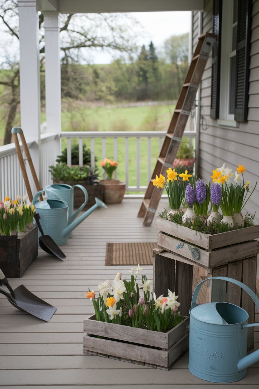 15 Porch Decorations for Spring to Welcome the Season