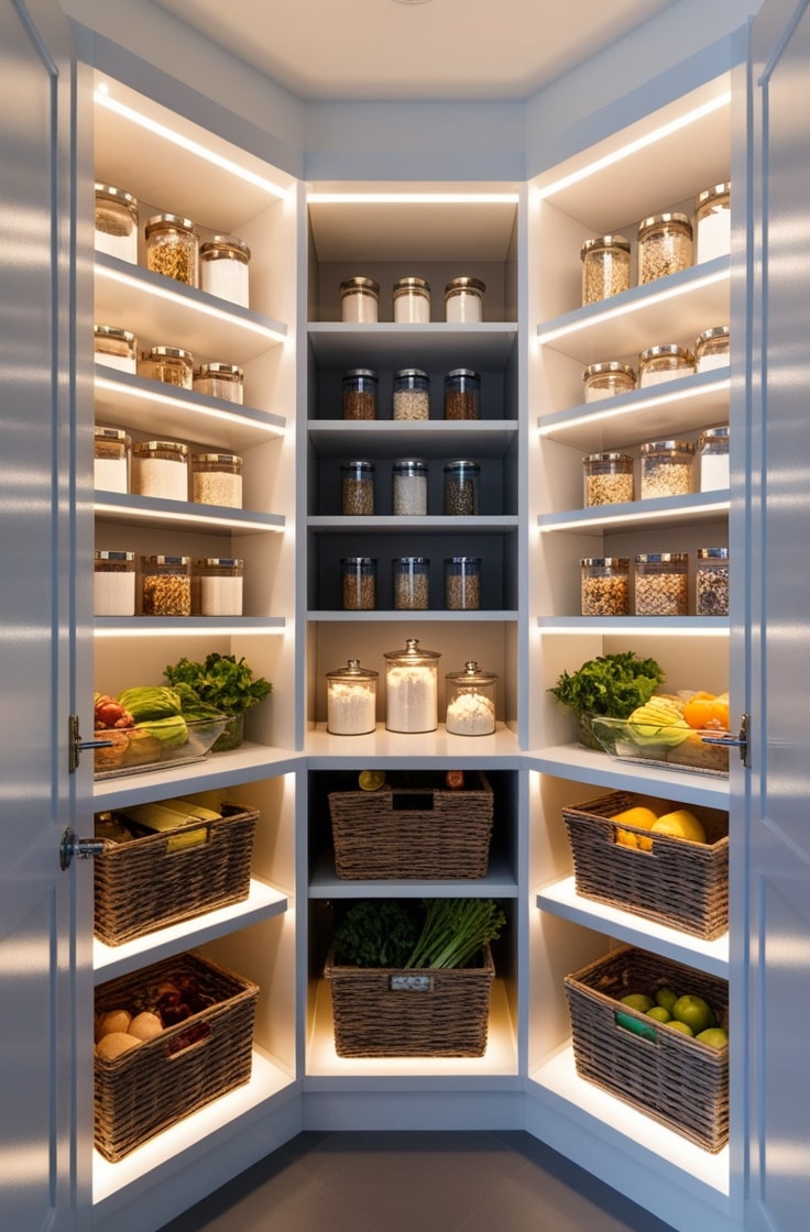 15 Corner Pantry Ideas to Transform Your Kitchen Space