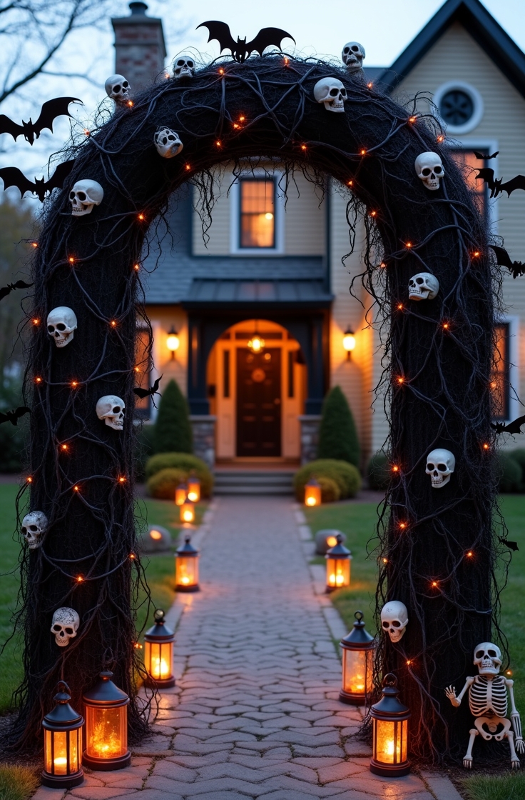 15 Spooky & Fun Halloween Outdoor Decoration Ideas for Your Yard - Lil ...