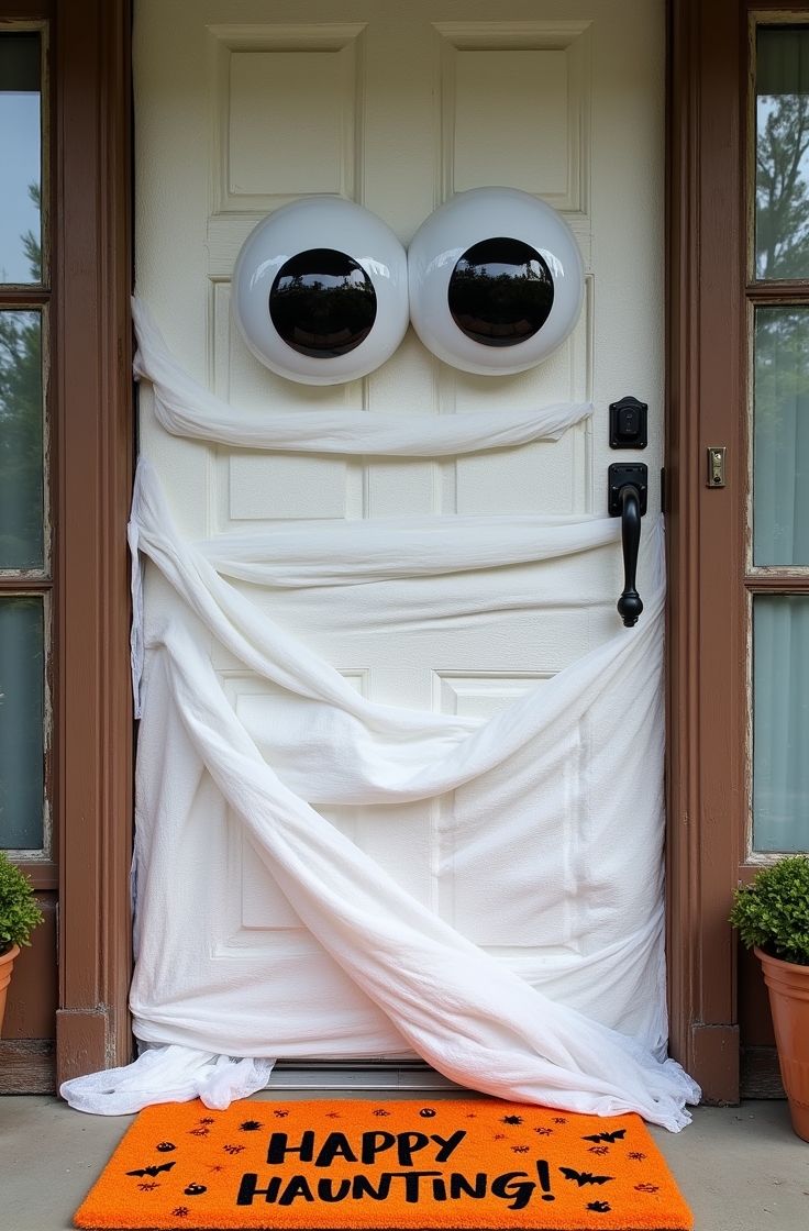 15 Spooky and Fun Halloween Door Decorations to Try This Year