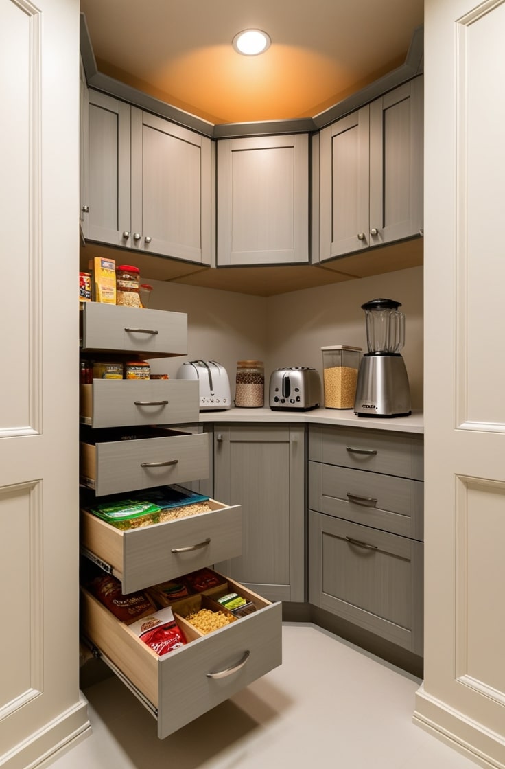 15 Corner Pantry Ideas to Transform Your Kitchen Space