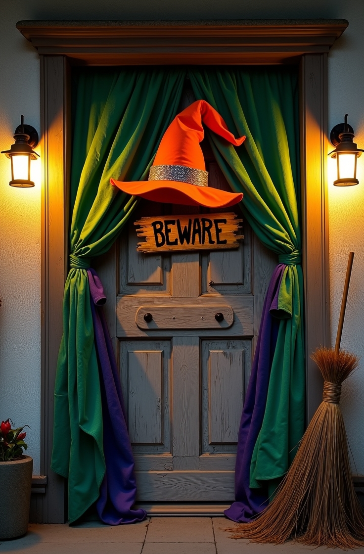 15 Spooky and Fun Halloween Door Decorations to Try This Year