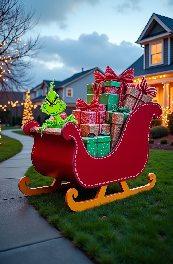15 Creative Grinch Yard Decorations