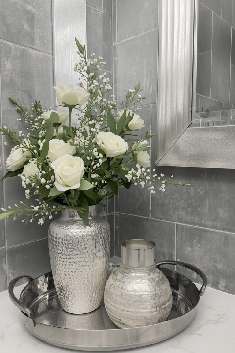 15 Silver Bathroom Decor Ideas for a Chic & Modern Look