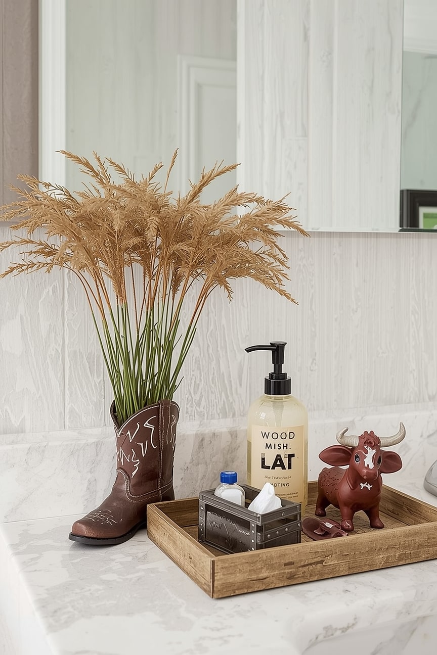 11 Cowboy Bathroom Ideas for a Rustic Western Makeover