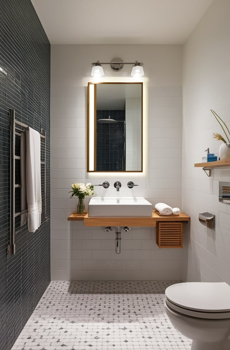 9 Small Square Bathroom Layout Ideas That Maximize Space