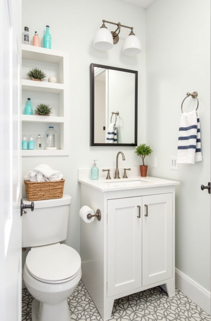 15 Small Full Bathroom Ideas That Maximize Space & Style