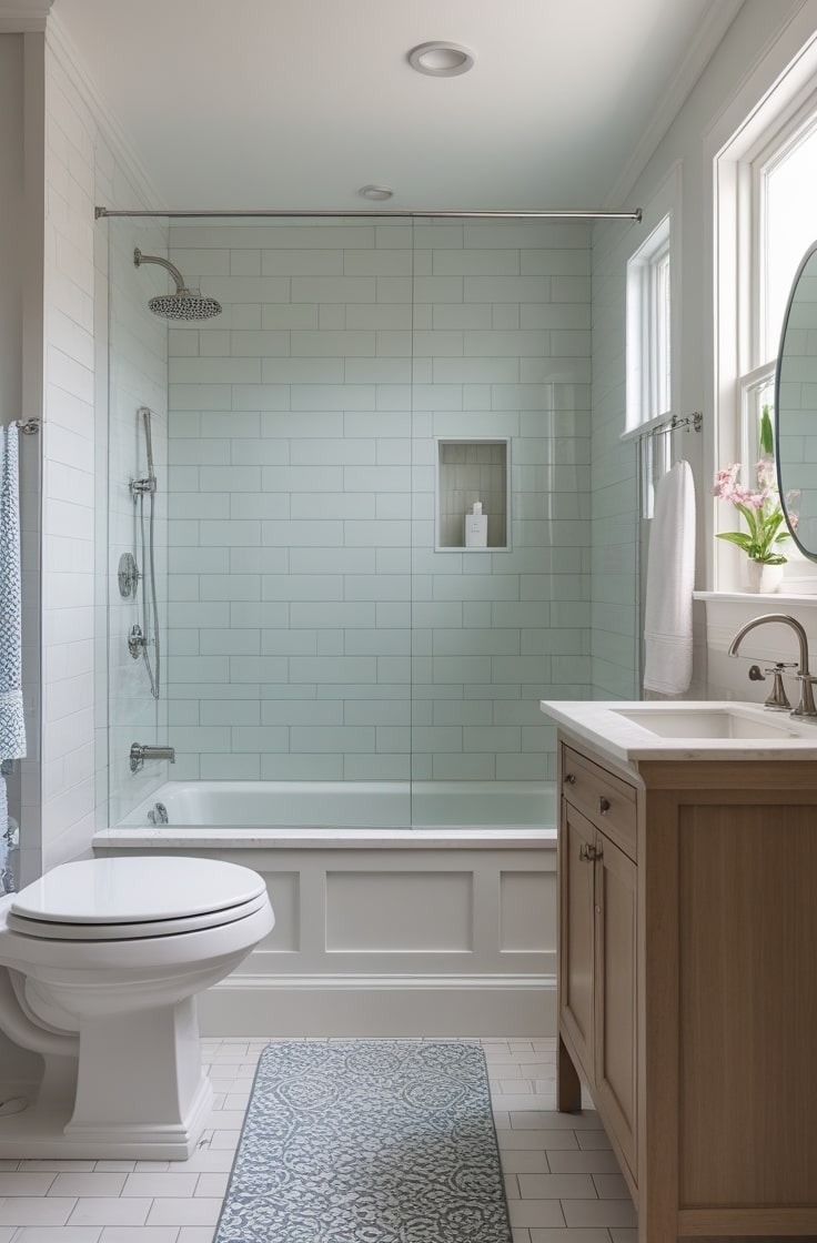 11 Small Bathroom With Tub and Shower Combo Ideas
