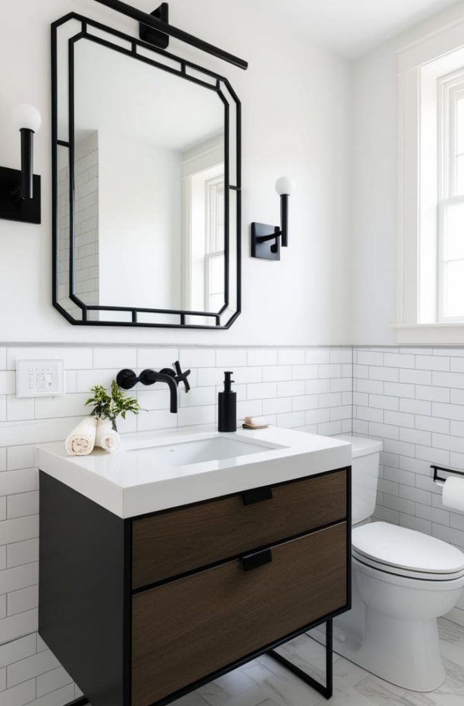 11 Guest Bathroom Mirror Ideas for a Stylish Refresh
