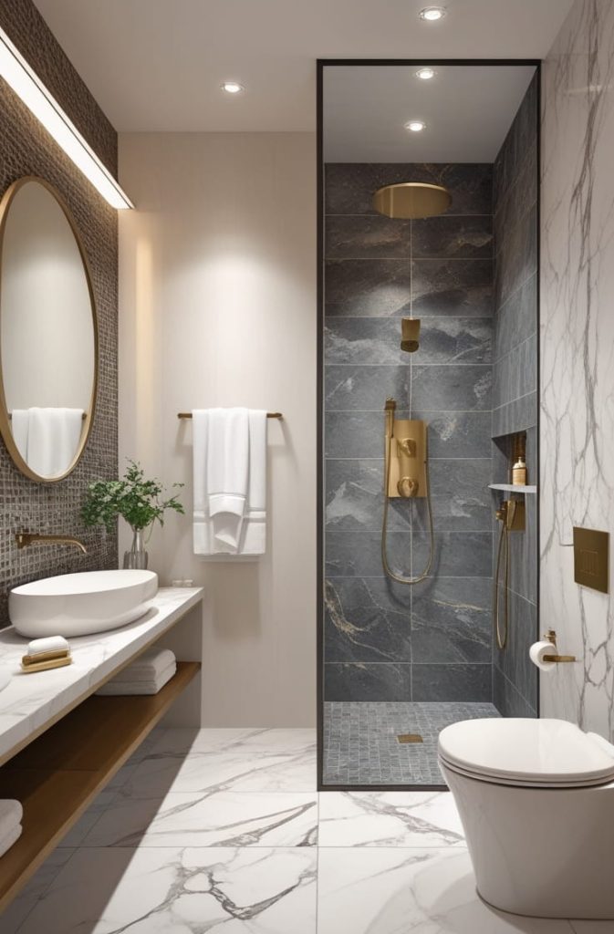 11 Guest Bathroom Tile Inspirations for a Stylish Makeover